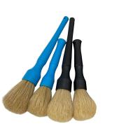 China Natural Boar Hair Valeting Car Detailing Brush 2pcs for sale