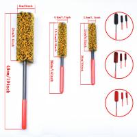 China Superfine Microfiber Wheel Brush Auto Wheel Rim Cleaning Brush Customized for sale