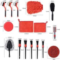 China Dustproof Exterior Car Detailing Brush Set For Dashboard Tire for sale