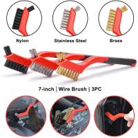 China Dustproof Exterior Car Detailing Brush Set For Dashboard Tire for sale