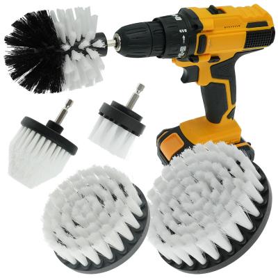 China Drill Attachment Brush Power Scrubber Electric Drill Cleaning Brush 5 Pcs Set for sale