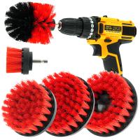 China Drill Brush Attachments Set All Purpose Power Scrubber Cleaning Brush for Auto Bathroom Kitchen Cleaning for sale