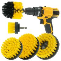 China Drill Scrub Brushes Kit 5 Pack Power Scrubber Cleaning Brush Attachment Set for sale