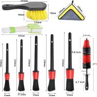 China ODM Boars Hair Brush Car Detailing Kit For Air Vent Tire for sale