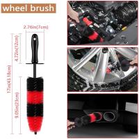 China ODM Boars Hair Brush Car Detailing Kit For Air Vent Tire for sale
