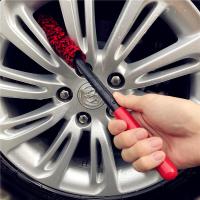 China Coral Fleece Car Detailing Brush Auto Upholstery Brush For Dashboard AC Cleaning for sale