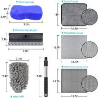 China Auto Washing Microfiber Cloth Soft Bristle Detailing Brush Set 7pcs for sale