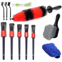 China 12PCS Auto Car Detailing Brush Vent Cleaner Tool Kit For Tire Dashboard Interior Exterior for sale
