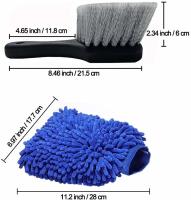 China 12PCS Auto Car Detailing Brush Vent Cleaner Tool Kit For Tire Dashboard Interior Exterior for sale