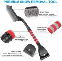China Detachable Extendable Snow Brush Car Windshield Ice Scraper Kit for sale