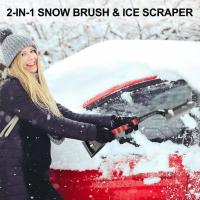 China Detachable Extendable Snow Brush Car Windshield Ice Scraper Kit for sale