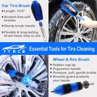 China Personalised Automotive Car Detailing Brush Kit AC Wheels Dashboard Cleaner 19PCS for sale