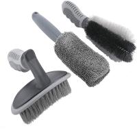 China 6pc T Type Manual Single Car Detailing Brush Round Head For Tire for sale