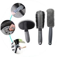 China 6PC T Type Manual Single Car Detailing Brush Round Head For Tire for sale
