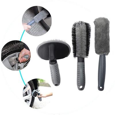 China Multipurpose Car Valeting Brushes Car Wheel Rim Cleaning Brush ROSH certificated for sale