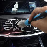 China Microfiber Car Detailing Auto Upholstery Brush For Interior Cleaning for sale