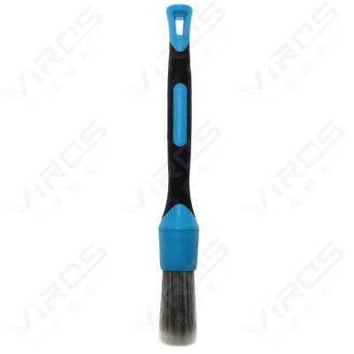 China Threaded Vehicle Car Detailing Brush For Auto Interior Cleaning Washing for sale