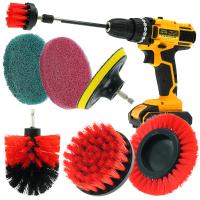 China Cordless Drill Brush Attachment Electric Scrubber 8Pcs Kit for sale