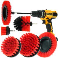 China Extension Grout Drill Brush Attachment Medium Hardness For Barbecue Tool Cleaning for sale