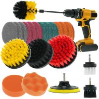 China Electric Floor Cleaning Brush Drill Cleaning Kit Drill Attachment Set for sale