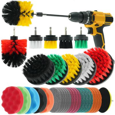 China 35PC Drill Brush Attachment Set All Purpose Cleaning for sale
