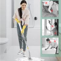 China Battery Powered Electric Spin Scrubber Cleaning Brush 2500mAh for sale