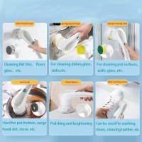 China Bathroom Electric Cleaning Brush Cordless Bathtub Scrubber IPX7 for sale