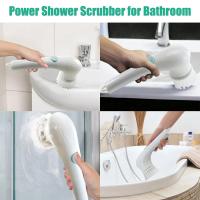 China Wall Electric Spin Tile Scrubber Electric Cordless Power Handheld for sale