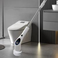 China Interchangeable Electric Cleaning Brush Spinning Shower Cleaner 320RPM for sale