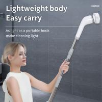 China Telescopic Electric Spin Cleaner Brush Scrubber 2500mAh For Kitchen for sale