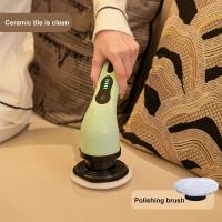China VIROS Adjustable Electric Cleaning Brush Handheld Scrubber IPX Waterproof for sale