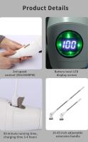 China ABS Extendable Electric Cleaning Brush Tile Scrubber Customized for sale