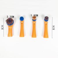 China OEM Spinning Bathroom Cleaning Brush Cordless Electric Scrubber Gadget With 4 Heads for sale