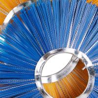China Galvanized Steel Street Road Sweeping Brush ROHS Certificated ODM for sale