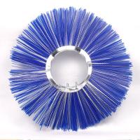 China Galvanized Steel Street Road Sweeping Brush ROHS Certificated ODM for sale