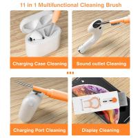 China 11 In 1 Brush Pembersih Keyboard Computer Duster Brush For Cell Phone for sale