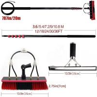 China 7M Solar Panel Cleaning Brush Module Wiper For High Window Glass for sale