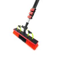 China Aluminium Rotating Solar Panel Cleaning Brush Rod 9m for rooftop for sale