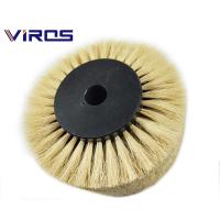 China Pig Hair Industrial Nylon Brush Roller For Conveyor Belt Cleaning for sale