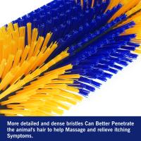 China Yellow Cow Back Scratcher Cattle Scratch Brush For Massage Tickling for sale