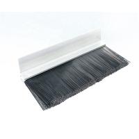 China OEM Door Metal Industrial Strip Brush For Escalator Dust Cleaning And Polishing for sale
