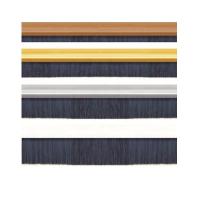China Aluminium Bar Polypropylene Industrial Strip Brush Door Bottom Sealing for sale