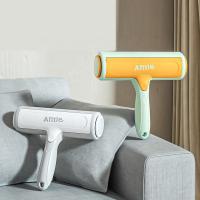 China Reusable PET Cleaning Brush Silicone Pet Hair Remover Brush Fur Roller Automatic for sale