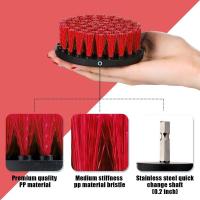 China Electric Bathtub Bathroom Scrubber Drill Attachment Brush Polypropylene OEM for sale