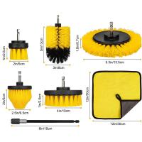 China 7 Piece Drill Brushes Power Scrubber Cleaning For Car Rims Kitchen for sale