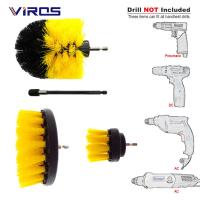 China 5 Pieces Drill Clean Brush Power Scrubber For Carpet Kitchen Car Wheel Glasses Cleaning for sale
