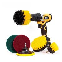 China 6pcs Drill Cleaning Brush Attachments Sets Power Scrubber For Car Washing Bathroom for sale