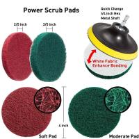 China 6pcs Drill Cleaning Brush Attachments Sets Power Scrubber For Car Washing Bathroom for sale