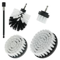 China 5pcs 2.5inch Drill Scrub Brush Power Scrubbing Brush Drill Attachment For Car Detailing for sale