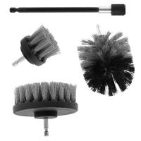 China 4pcs Electric Drill Bit Scrubber Attachment With Cleaning Brush for sale